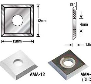 Amana Tool - AMA-12-DLC Solid Carbide 4 Cutting Edges Diamond-Like Carbon (DLC) Coated Ins