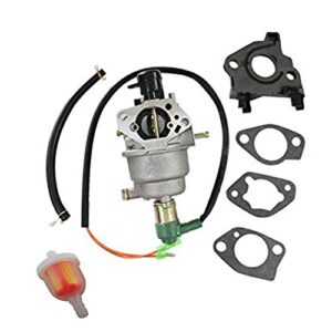 carburetor assembly for gentron generator gg10000 gg10020 gg10020-c 420cc 15hp generator automatic choke, fits wen power pro 56875 56877 56900 duromax powermax xp8500e-ca xp10000e