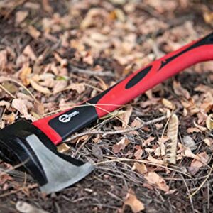 INTERTOOL 15” Wood Splitting Hatchet, 2.2 lbs, Small Splitter Maul, Firewood Camp Axe, Shock Absorbing Anti-Slip Handle HT-0274