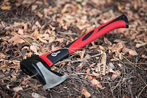 INTERTOOL 15” Wood Splitting Hatchet, 2.2 lbs, Small Splitter Maul, Firewood Camp Axe, Shock Absorbing Anti-Slip Handle HT-0274