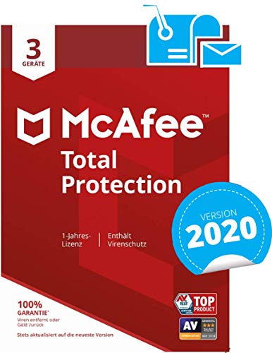 McAfee 2019 Total Protection|3 Devices|PC/Mac/Android/Smartphones|Activation code by post