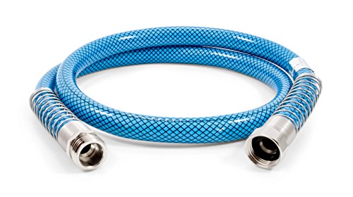 Camco 22813 4ft Premium Drinking Water Hose, Lead and BPA Free, Anti-Kink Design, 20% Thicker Than Standard Hoses 5/8" Inside Diameter, 4 Feet, Blue