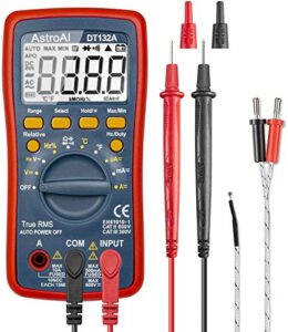 astroai digital multimeter trms 4000 counts with dc ac voltmeter and auto-ranging fast accurately measures voltage, current, resistance, capacitance, temperature, continuity, frequency and duty-cycle.