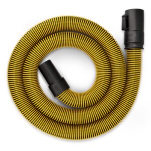 dewalt dxva19-2500 ultra durable vacuum hose shop vacuum accessories 1-7/8", yellow