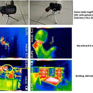 PerfectPrime IR0005 Infrared (IR) Thermal Imager & Visible Light Camera with IR Resolution 49,152 Pixels, JPG/Video MP4