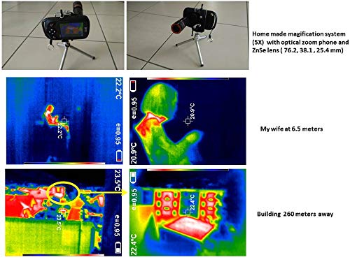 PerfectPrime IR0005 Infrared (IR) Thermal Imager & Visible Light Camera with IR Resolution 49,152 Pixels, JPG/Video MP4