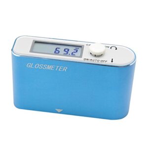 amtast single 60 degree gloss meter precise glossmeter digital lcd prints paint plastic metal surface glarimeter gloss tester amn55