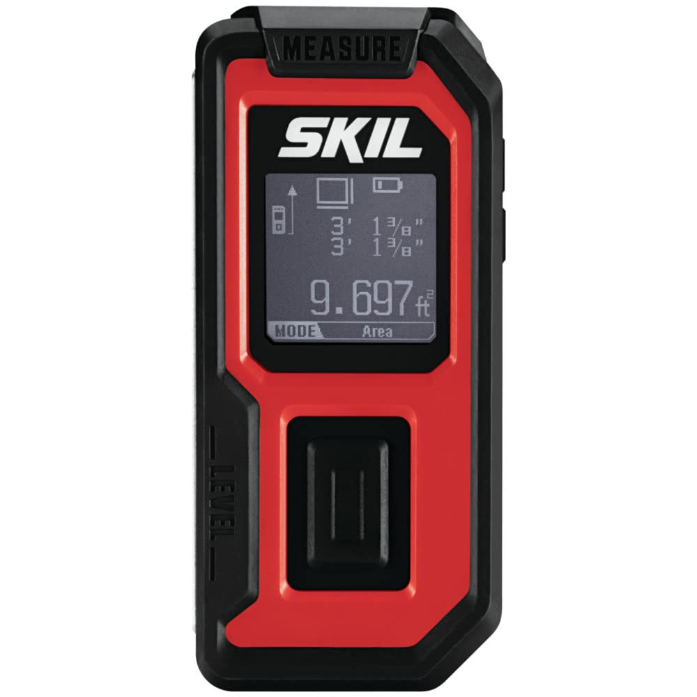 SKIL 2-Tool Combo Kit: PWRCore 12 Brushless 12V 1/2 Inch Cordless Drill Driver and 100 Foot Laser Distance Measurer and Level, Includes 2.0Ah Lithium Battery and PWRJump Charger - CB737501