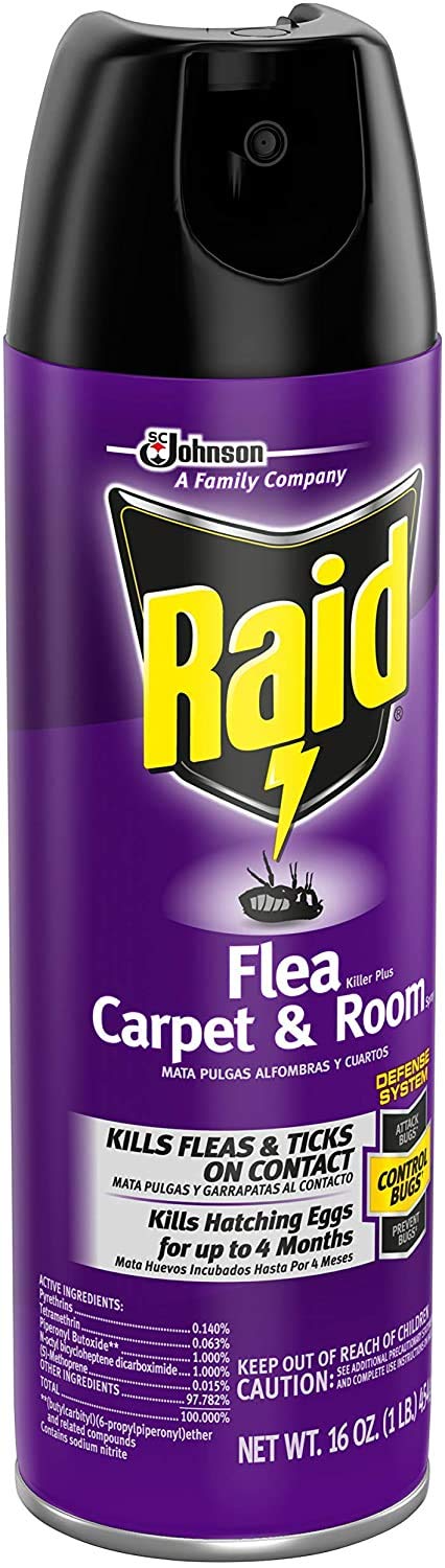 Raid Flea Killer Carpet and Room Spray (16 Ounce (Pack of 6))