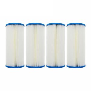 cfs – 4 pack water filter cartridges compatible with r50-bb models – remove bad taste & odor – whole house replacement water filter cartridge, 10 x 4.5 inch, white