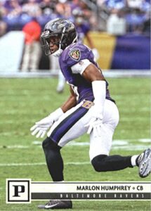 2018 panini nfl football #27 marlon humphrey baltimore ravens official trading card