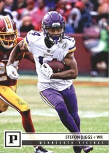 2018 panini nfl football #181 stefon diggs minnesota vikings official trading card