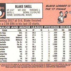 2018 Topps Heritage #54 Blake Snell Rays MLB Baseball Card NM-MT