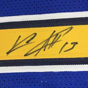 Autographed/Signed Keenan Allen Los Angeles LA Color Rush Blue Football Jersey JSA COA