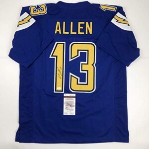 Autographed/Signed Keenan Allen Los Angeles LA Color Rush Blue Football Jersey JSA COA