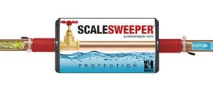 scalesweeper water descaler | electronic water conditioner installs where water enters home to protect plumbing, water heater, appliances 24/7 | prevent hard water scale & scale buildup