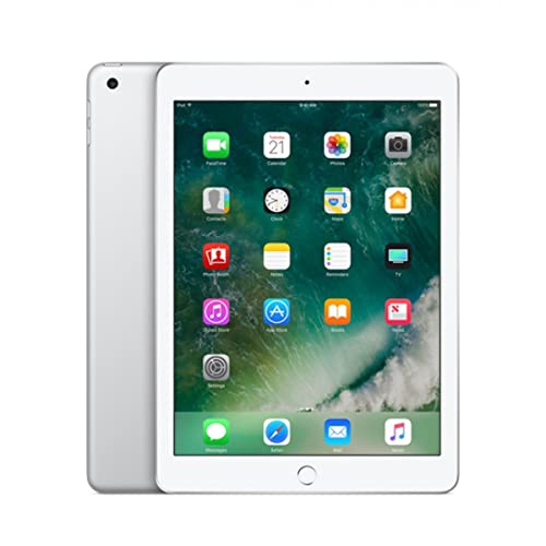 2018 Apple iPad (9.7 inch, WiFi, 32GB) Silver (Renewed)