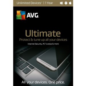 avg - ultimate unlimited devices int. security & tuneup 1yr bil