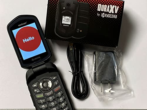 Kyocera DuraXV LTE E4610 Verizon Wireless Rugged Waterproof Flip Phone (Renewed)