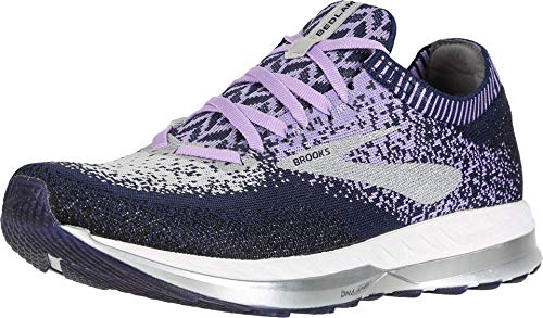 Brooks Womens Bedlam Running Shoe - Purple/Navy/Grey - B - 7.0