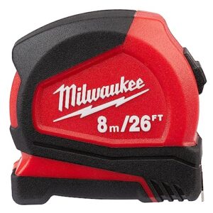 milwaukee 48-22-6626 8m/26ft compact tape measure