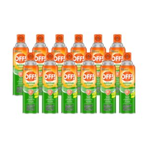 off! backyard yard deck spray, pack-12, multicolor