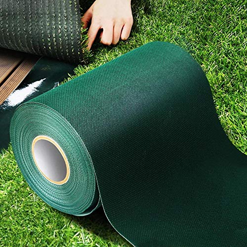 TYLife Artificial Grass Self-Adhesive Seaming Turf Tape Lawn,Carpet Jointing 6" x32.8'(15cm x 10m), 33'