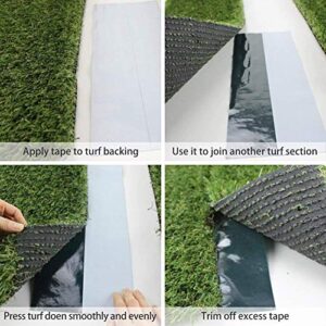 TYLife Artificial Grass Self-Adhesive Seaming Turf Tape Lawn,Carpet Jointing 6" x32.8'(15cm x 10m), 33'