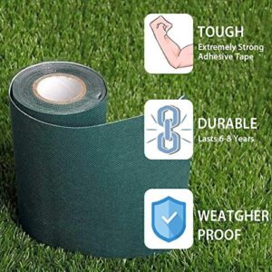 TYLife Artificial Grass Self-Adhesive Seaming Turf Tape Lawn,Carpet Jointing 6" x32.8'(15cm x 10m), 33'