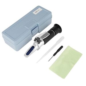 professional brix refractometer kit 0-20% accurate brix refractometer honey beer fruit juice sugar tester meter length 17cm