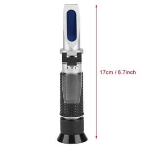 Professional Brix Refractometer Kit 0-20% Accurate Brix Refractometer Honey Beer Fruit Juice Sugar Tester Meter Length 17cm