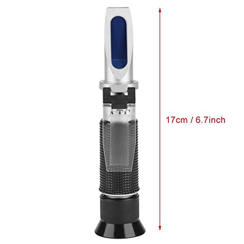 Professional Brix Refractometer Kit 0-20% Accurate Brix Refractometer Honey Beer Fruit Juice Sugar Tester Meter Length 17cm