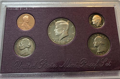 1988 S US Proof Set (5 Coin Set) Comes in Original Packaging Proof