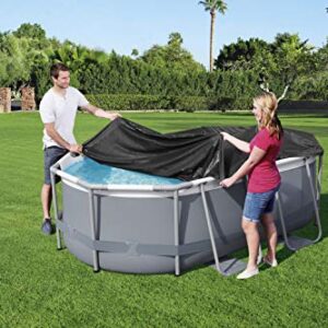 Bestway 58424 Flowclear Swimming Pool Cover, 9ft 10, Black