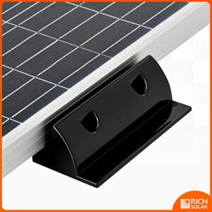 RICH SOLAR Solar Panel Roof Drill-Free Corner Bracket Mount for RV, Boats, Caravans, Marine, Motorhomes - Set of 6(Corner Bracket)