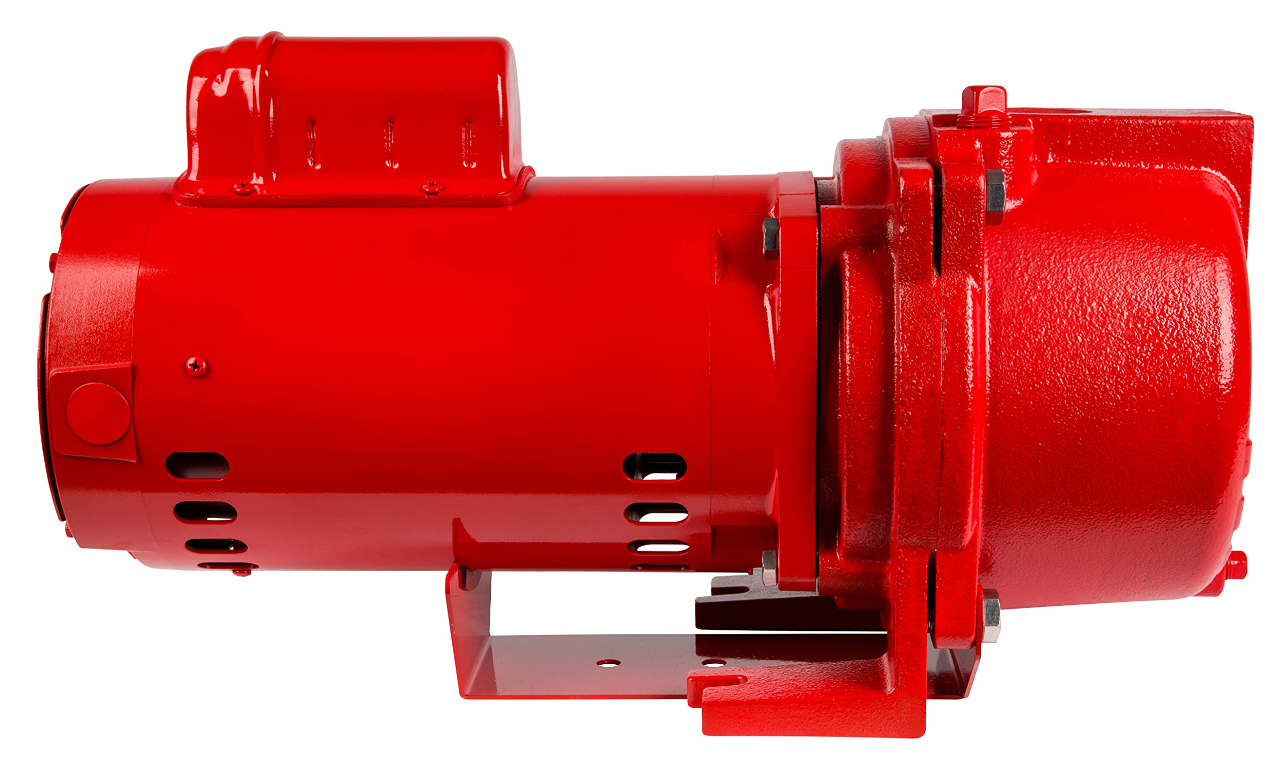 Red Lion RL-SPRK150 115/230 Volt, 1.5 HP, 71 GPM Cast Iron Sprinkler/Irrigation Pump with Thermoplastic Impeller, Red, 97101501