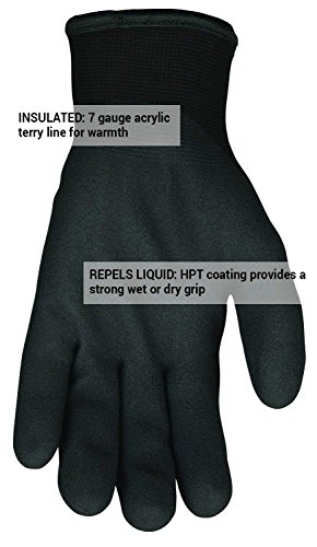 MCR Safety Memphis N9690L Ninja Ice Mechanic/Ice Fish Glove, Size Large (2 Pair)