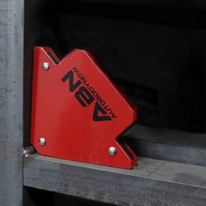 ABN Arrow Welding Magnet Fabrication Holder - 25lb Strong Positioning Square Welding Table Magnet Clamp for 45, 90, 135 Degree Angles