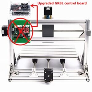 CNCTOPBAOS 3 Axis Desktop DIY Mini CNC 3018 Router Kit GRBL Control Plastic Acrylic PCB PVC Wood Carving Milling Engraving Machine Working Area 30x18x4.5cm