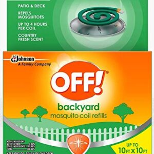 Off! Country Fresh Scent Mosquito Coil III Refills, 6 refills (Pack of 4)