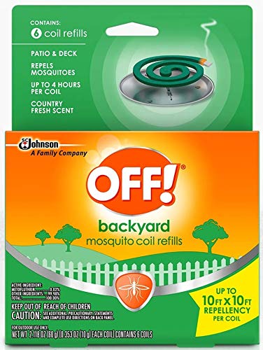 Off! Country Fresh Scent Mosquito Coil III Refills, 6 refills (Pack of 4)