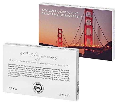 2018 S US Mint Silver Reverse Proof Set