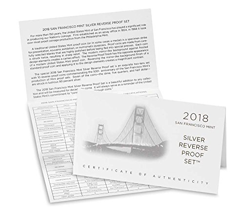 2018 S US Mint Silver Reverse Proof Set