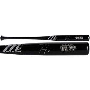 freddie freeman los angeles dodgers autographed marucci game model bat - autographed mlb bats