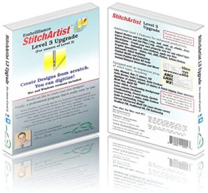 embrilliance stitchartist upgrade level 2 to level 3 digitizing embroidery software for mac & pc