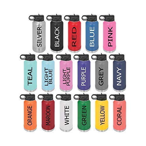 Insulated Stainless-Steel Water Bottle, Personalized Water Bottle Christmas Gift (32 Ounces)