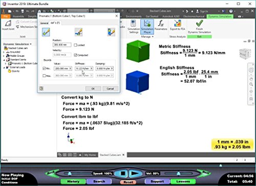 Autodesk Inventor 2019: Dynamic Simulation Made Simple – Video Training Course