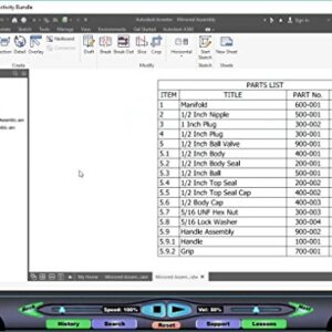 Autodesk Inventor 2019: 2D drafting and Customization – Video Training Course