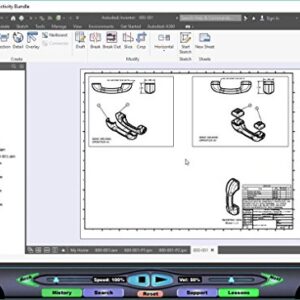 Autodesk Inventor 2019: 2D drafting and Customization – Video Training Course