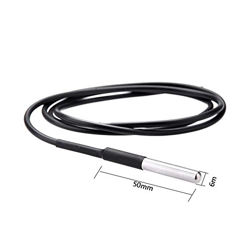 UbiBot DS18B20 Temperature Probe, Waterproof External Probe for Refrigerator,Remote Temperature Monitor for Hot Tub,Swimming Pool,-55 to 125 C,USB Connector (Matches with Ubibot WS1,WS1 Pro only)(3m)